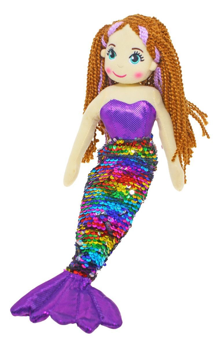 Mermaid plush doll australia store